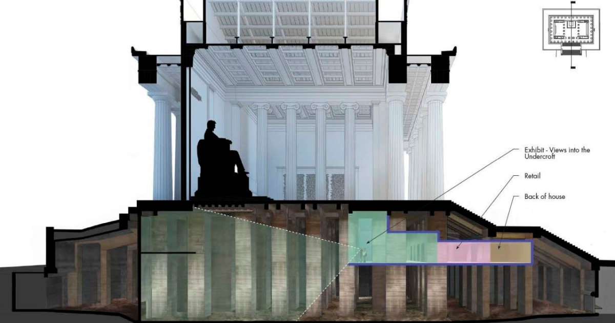Quinn Evans Creating Immersive Museum Beneath the Lincoln Memorial